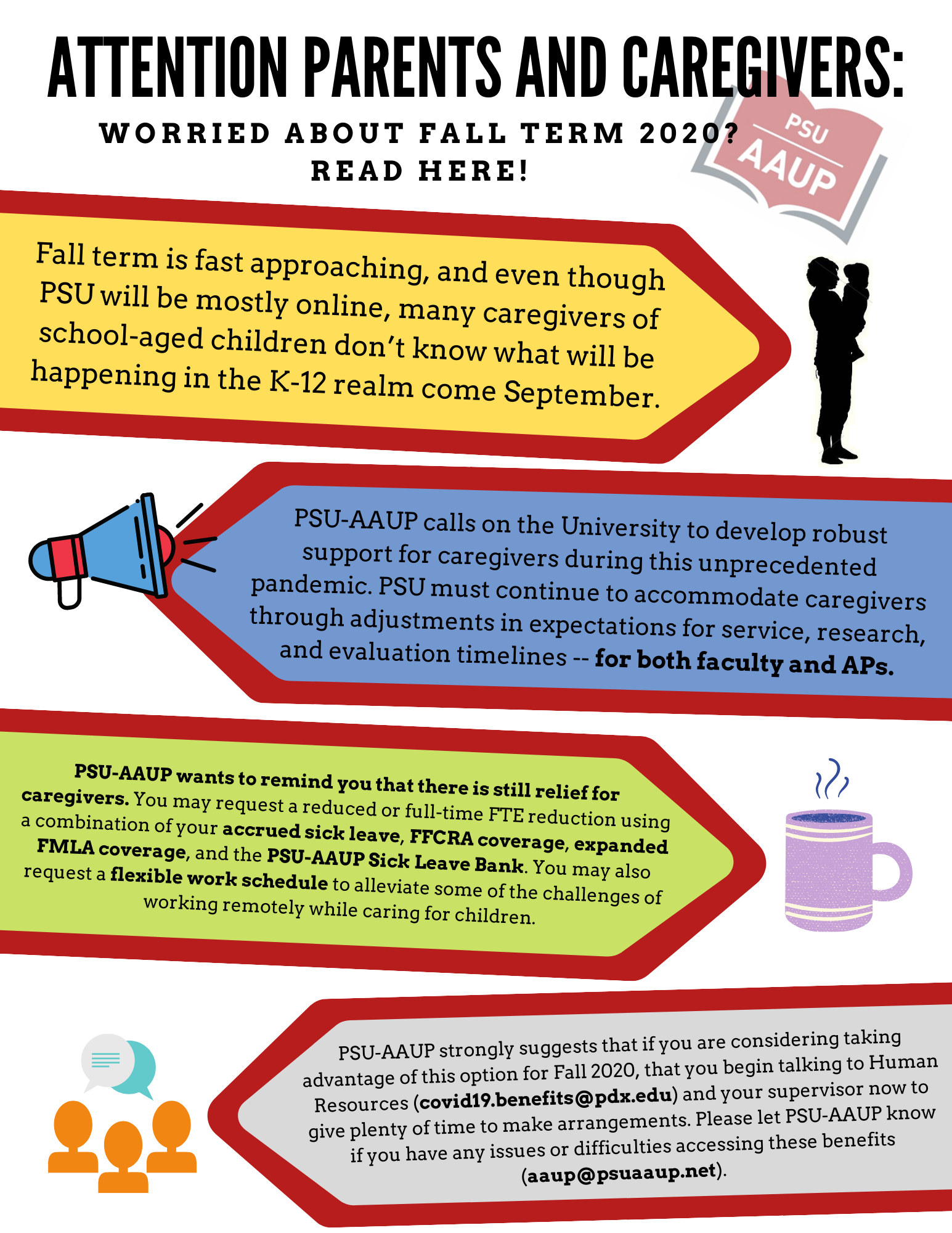 PSU AAUP | Attention Parents and Caregivers: Worried about Fall Term ...