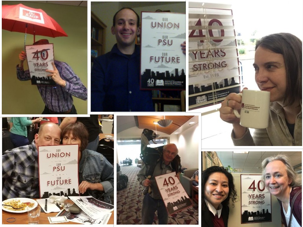 PSU AAUP | PSU-AAUP is over 1,100 Members and 40 Years Strong